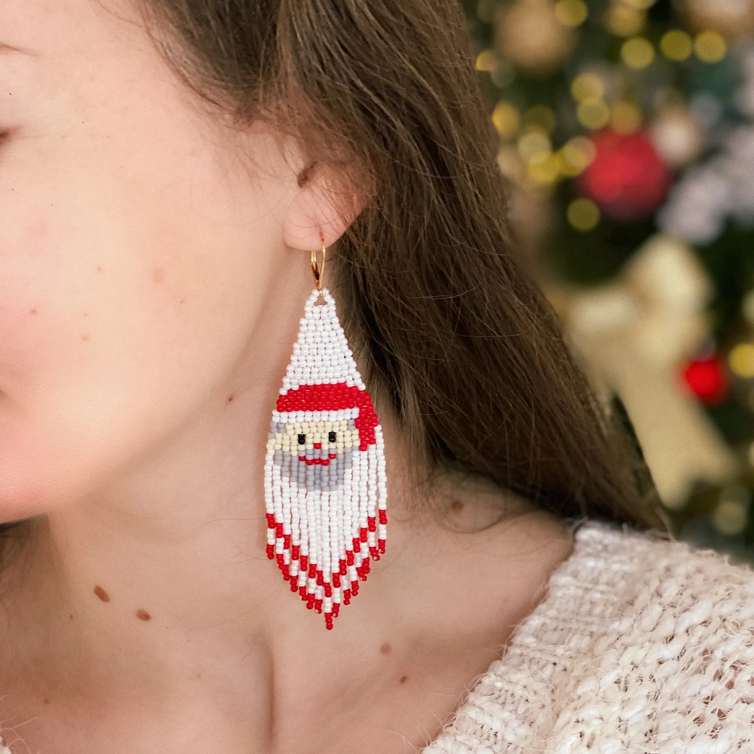 Christmas Beading Patterns: Earrings, Bracelets & More