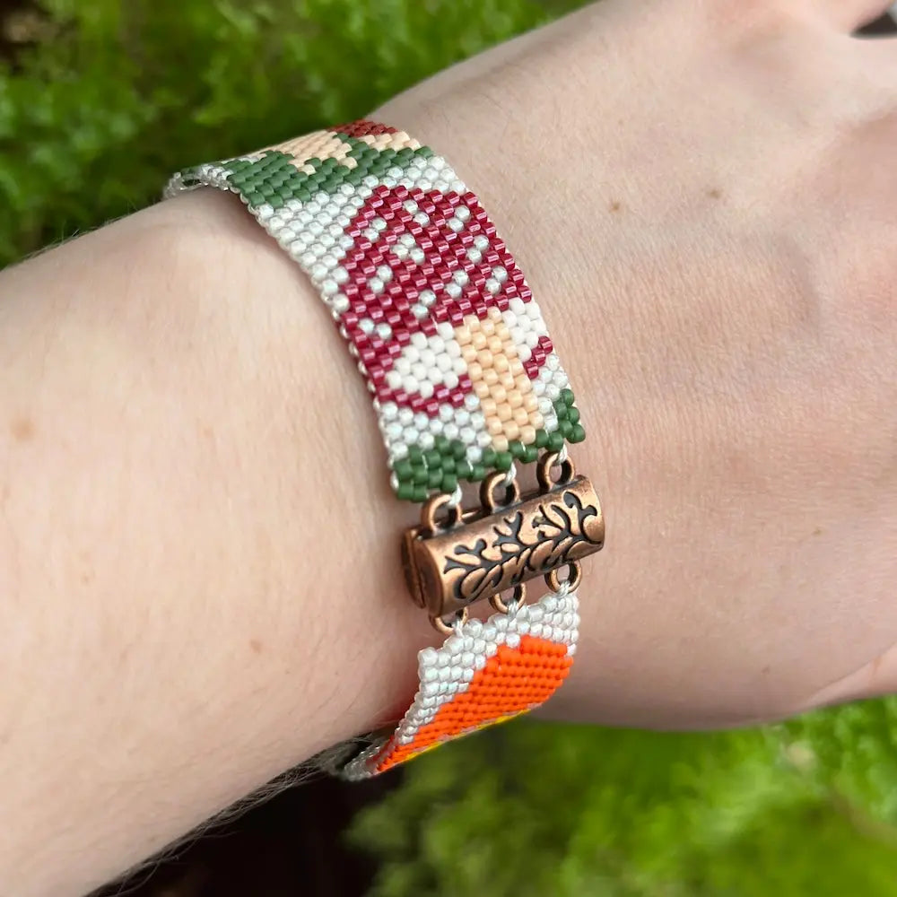 Unique Mushroom Beading Patterns for Stylish Earrings and Bracelets ...